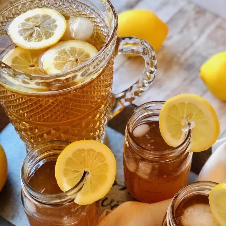 Deliciously Easy Old-Fashioned Lemon Iced Tea | Each Ordinary Moment