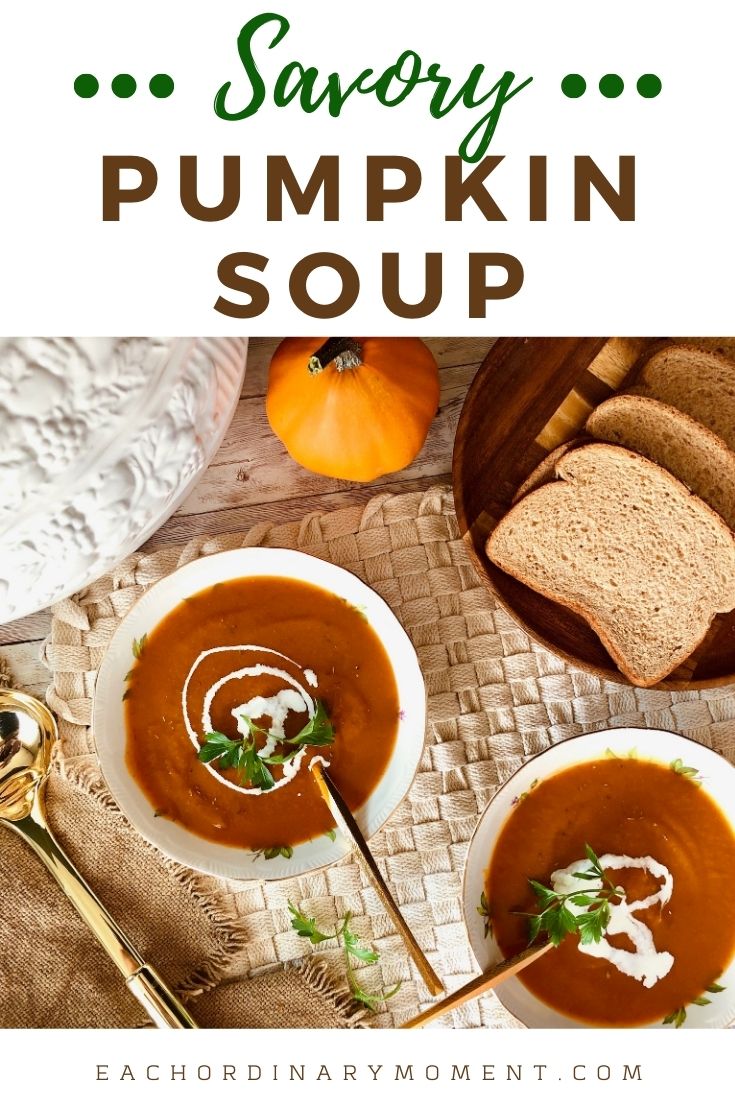 Savory Pumpkin Soup | Each Ordinary Moment